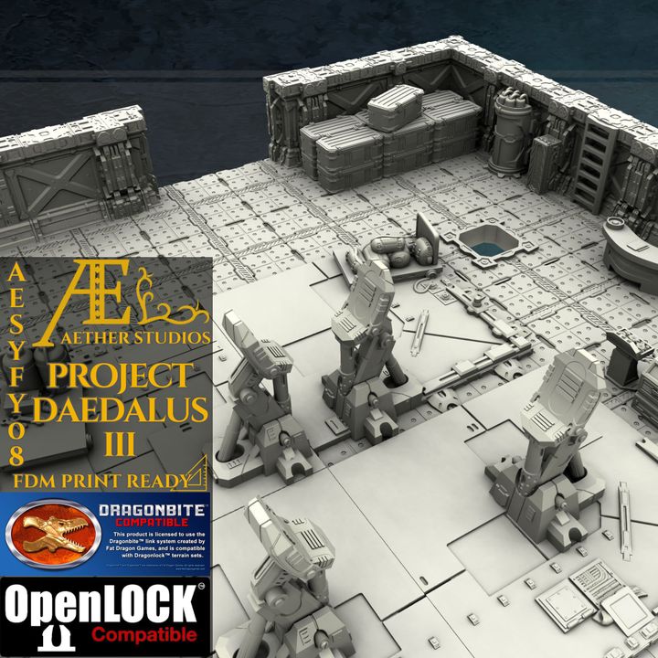 3D Printable AESYFY08 - Daedalus 3 by Aether Studios